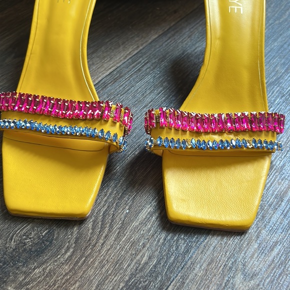 RAYE | Shoes | Lavan Mule In Mustard | Poshmark